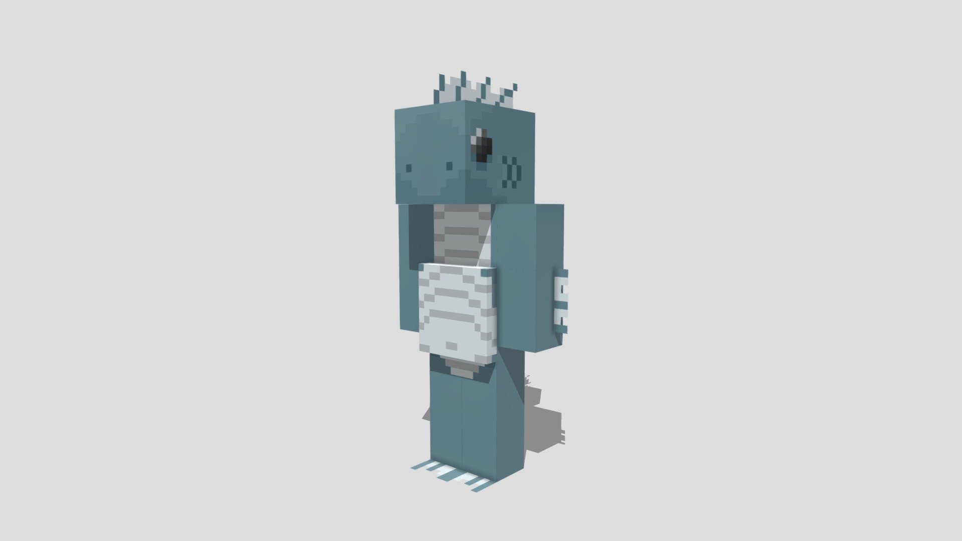 Blocky Deep One - Download Free 3D model by SunnyOpossum [925a443 ...
