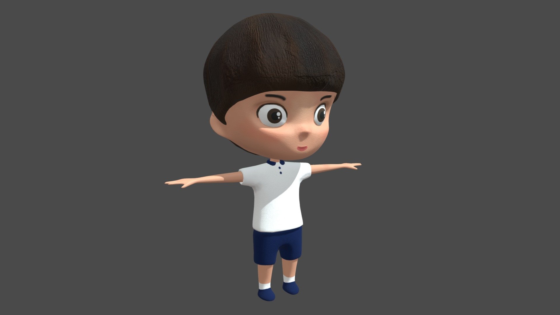 little boy 小男孩 - Download Free 3D model by jialinyeh [925cd12] - Sketchfab