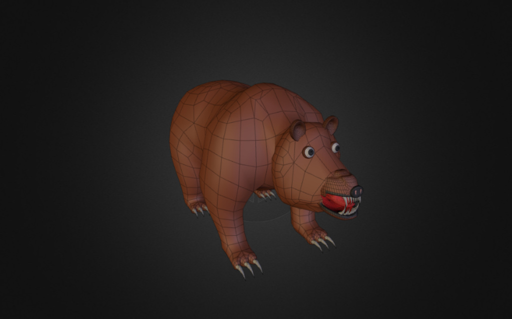 Bear - 3D model by Luuk Kant (@luuk.rulezz) [925d8df] - Sketchfab