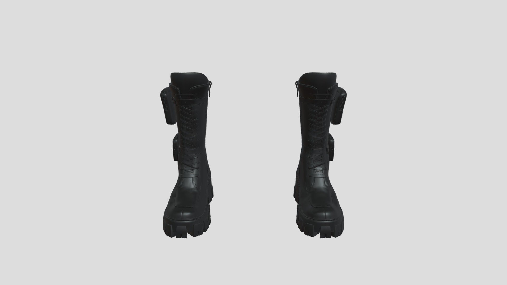Prada Monolith Boots High - 3D model by Switterbeet [925dbaf] - Sketchfab