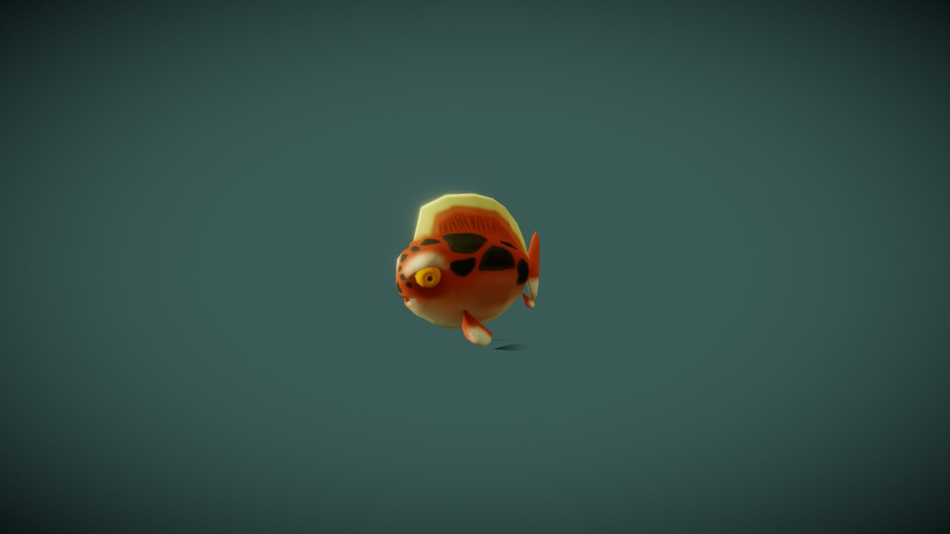 Angy cartoony fish - 3D model by Naytiris (@saffieraportillo) [925dde1 ...