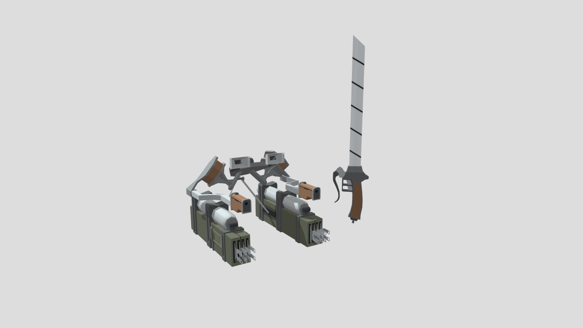 Low Poly - Omni Directional Mobility (ODM-GEAR) - Download Free 3D ...