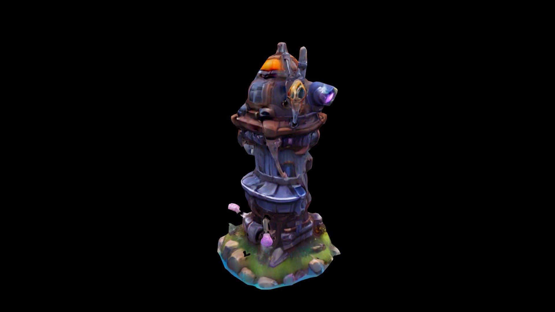 Tower Fall RTS building 0806101e-7236-44ca-8433- - Download Free 3D ...