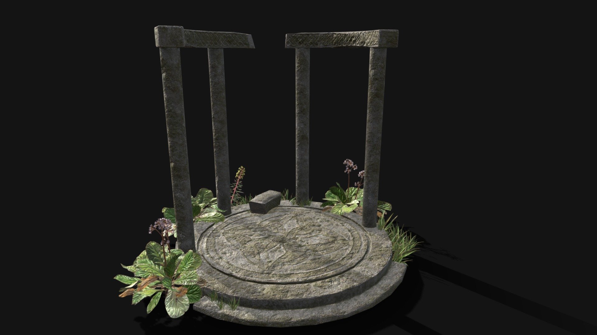 Stone Sanctuary - Buy Royalty Free 3D model by Clockwork Creations ...