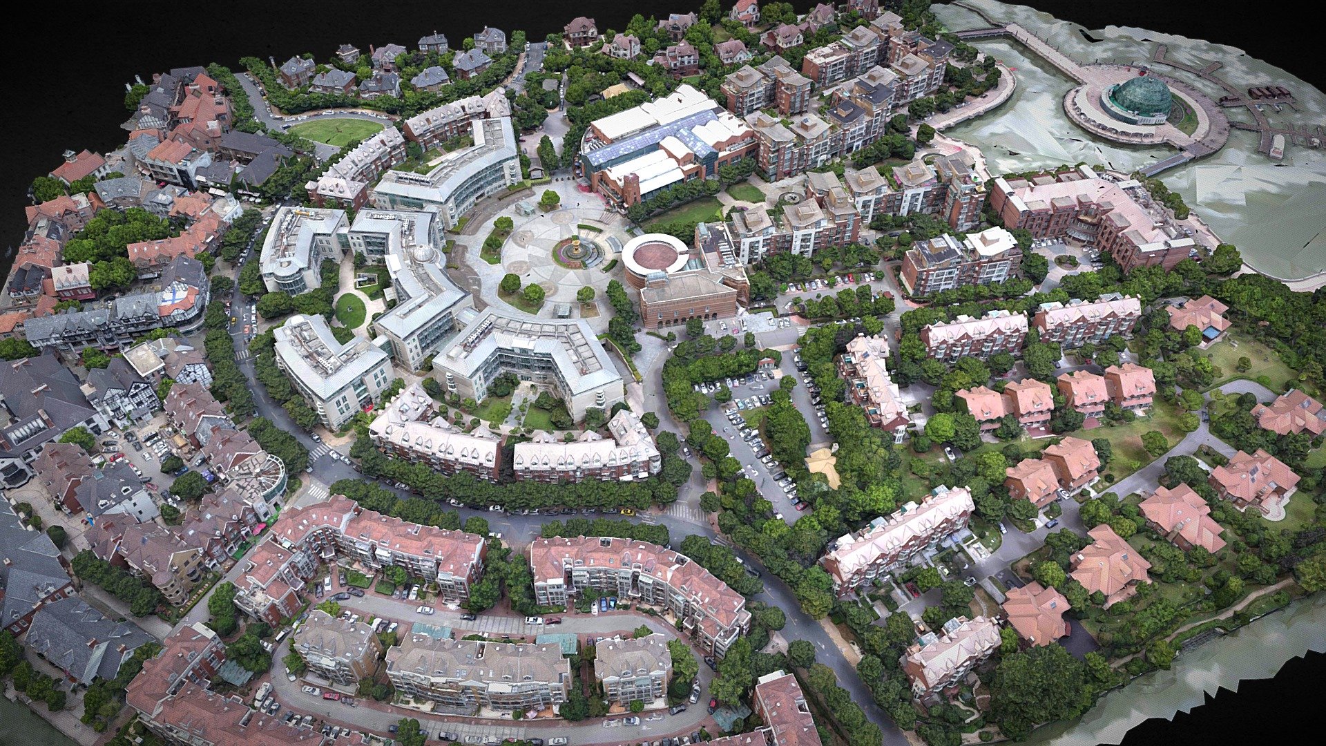 Shanghai Songjiang Thames Town - 3D model by Tigershill (@tigerofchen ...