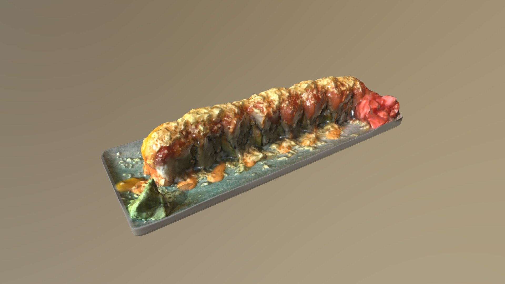 Golden Roll - 3D model by biff45452 [9262727] - Sketchfab