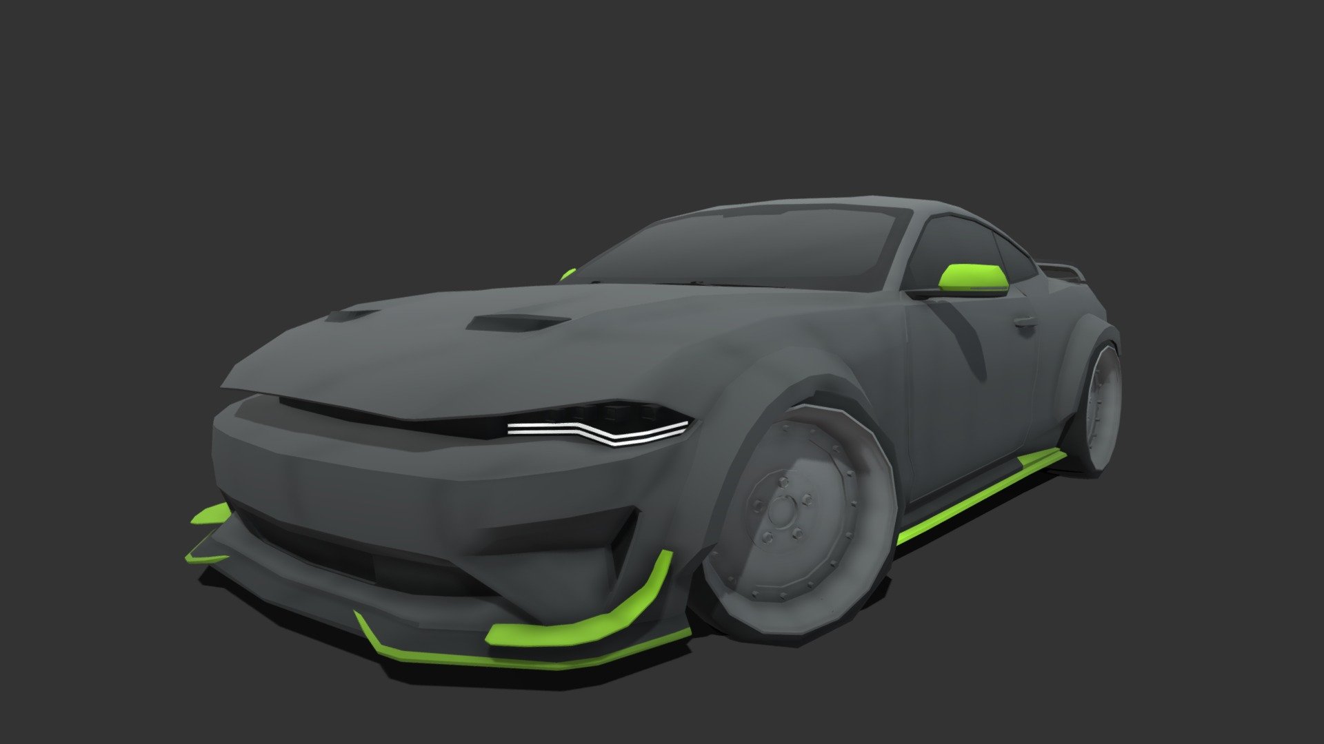 STYLIZED MUSCLE CAR #1 - 3D model by Phazan Product (@Phazan) [9264933 ...