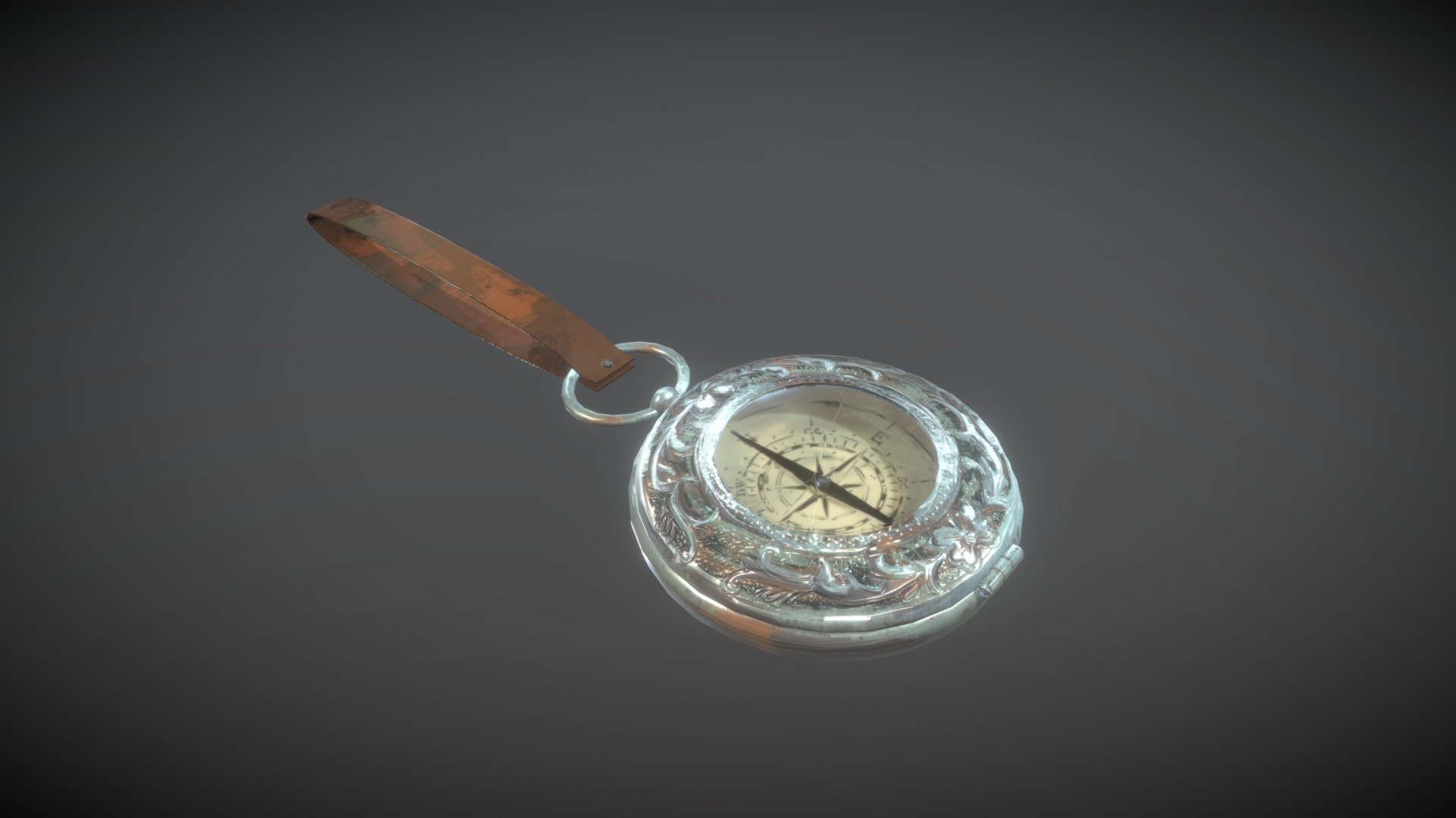 Dark Fantasy Handpainted Compass LOD 0 - 3D model by ruumi [9264e9f ...