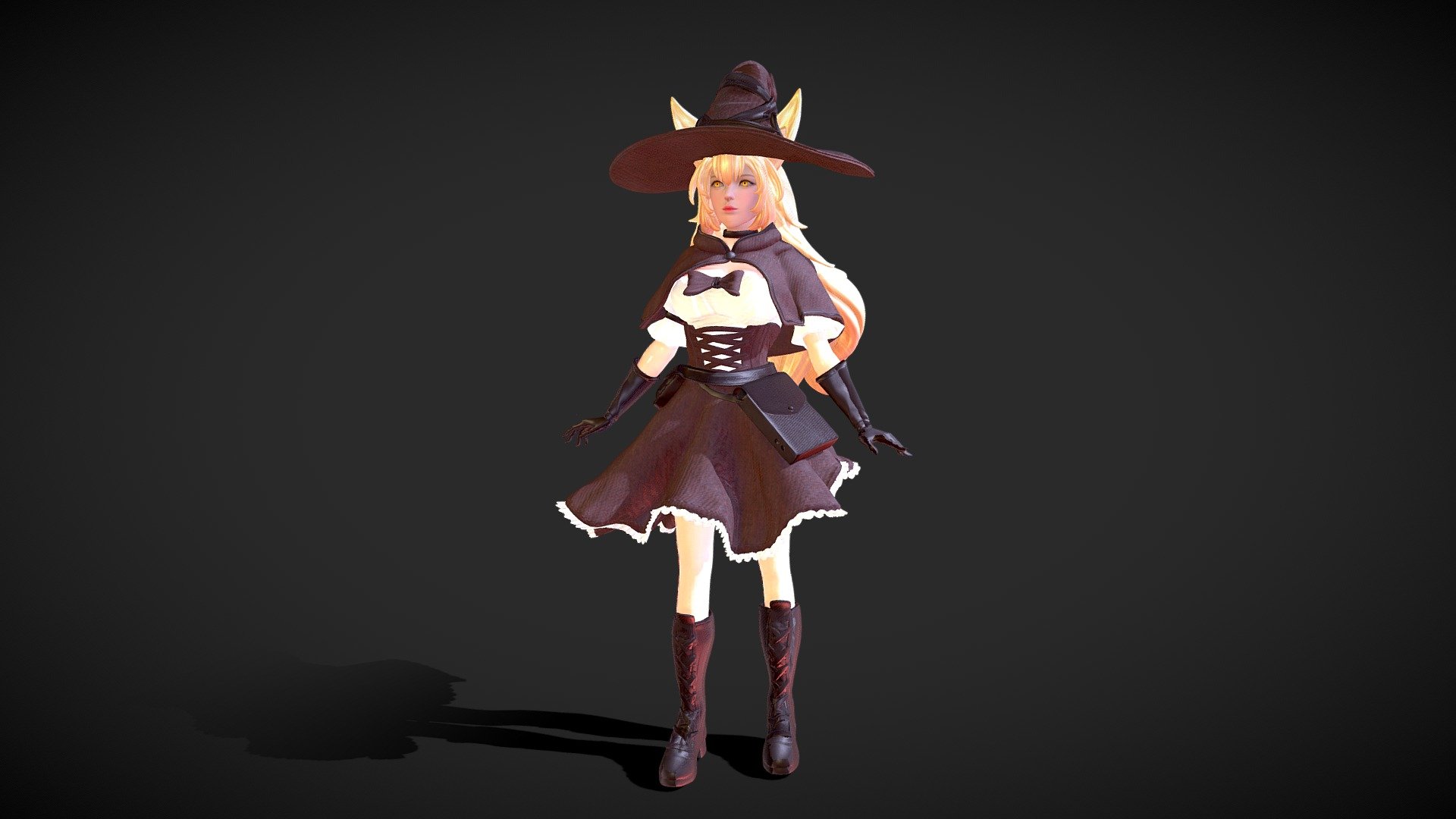 Forest Witch - 3D model by Kubrick Vega (@shikiyoshika) [926671c ...