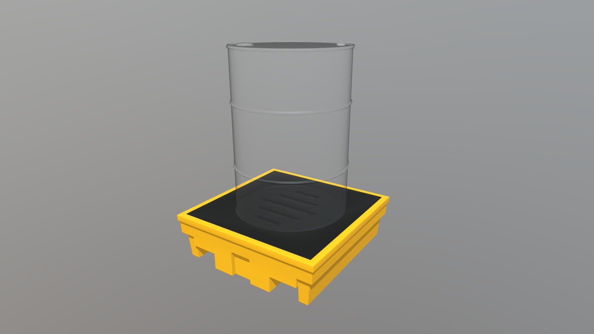 Drum Containment Basin - 3D model by Paulo Jacomelli (@paulojacomelli ...