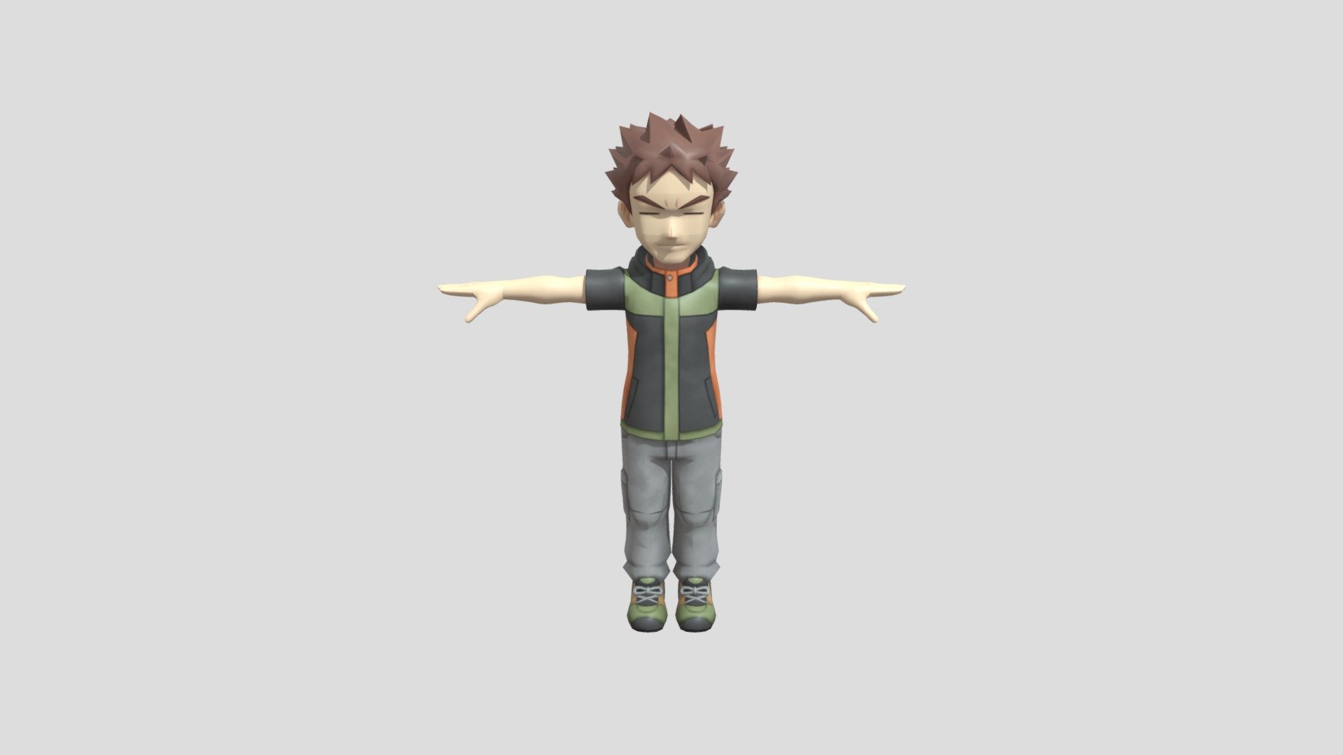 Pokemon Brock - Download Free 3D model by JackTheOhio (@ijackprovostjr ...