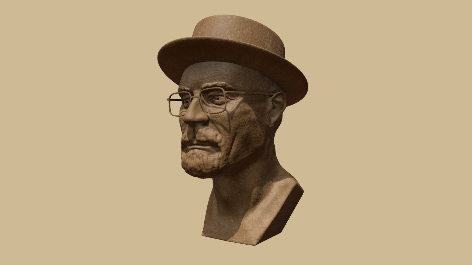 Walter White Bust - 3D model by Jace B. (@snomss) [926c146] - Sketchfab