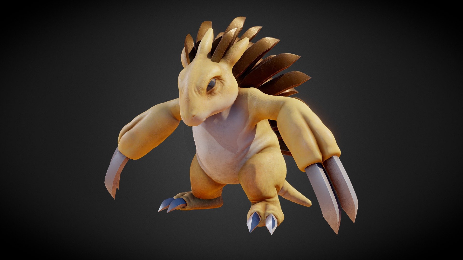Sandslash - Buy Royalty Free 3D model by Aran (@aran34x) [926d32b ...