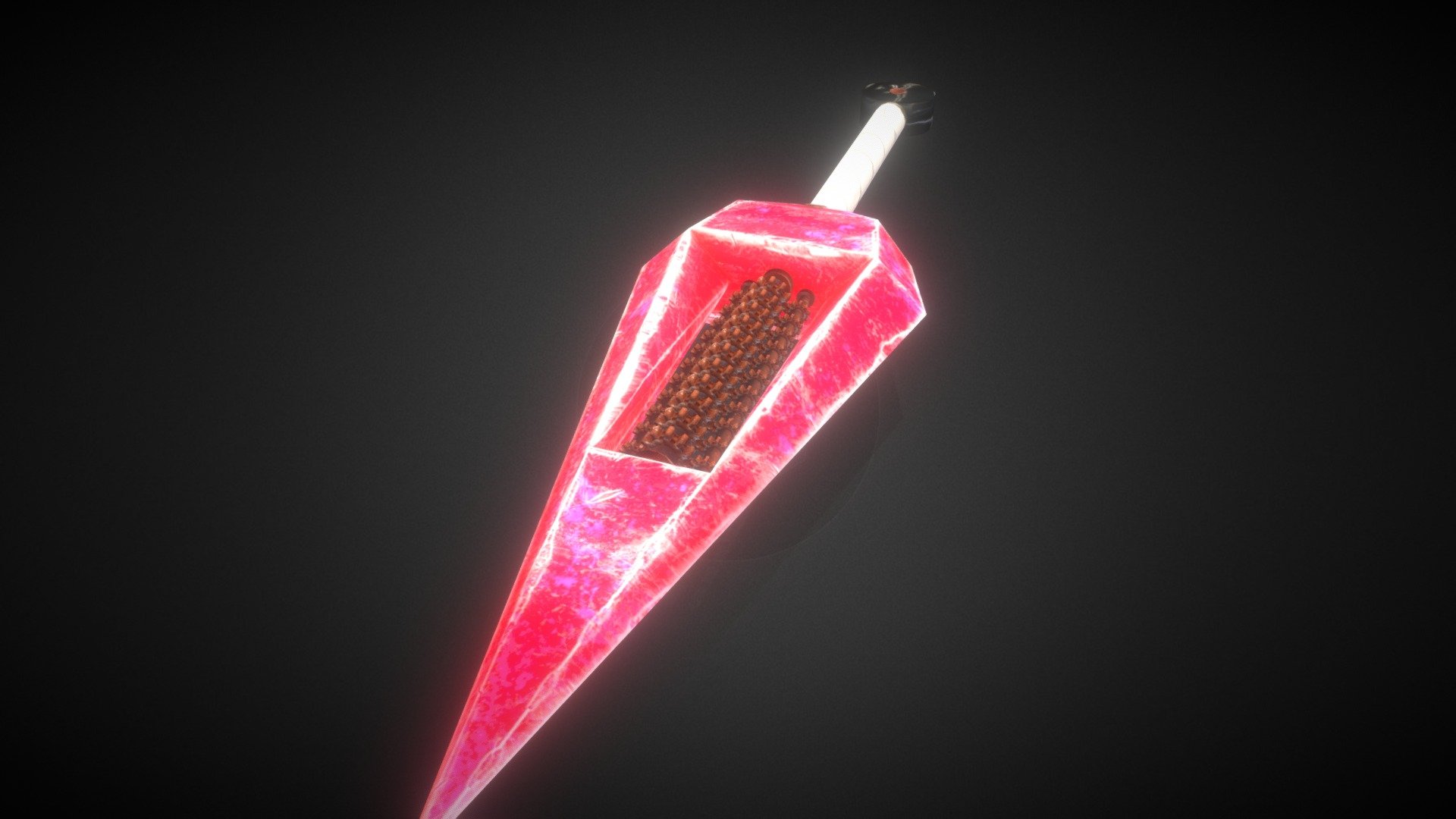 Crystal Kunai - 3D model by JulienChauveau [926d3c9] - Sketchfab