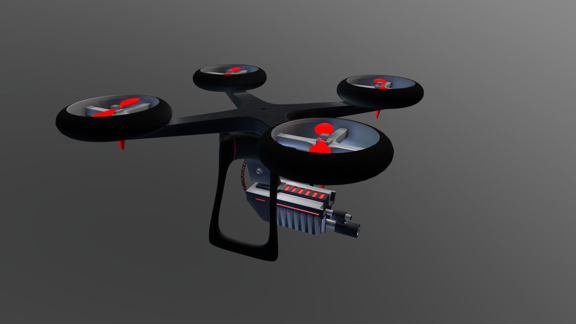 Drone - Download Free 3D model by chaschinkaa [926ddd8] - Sketchfab