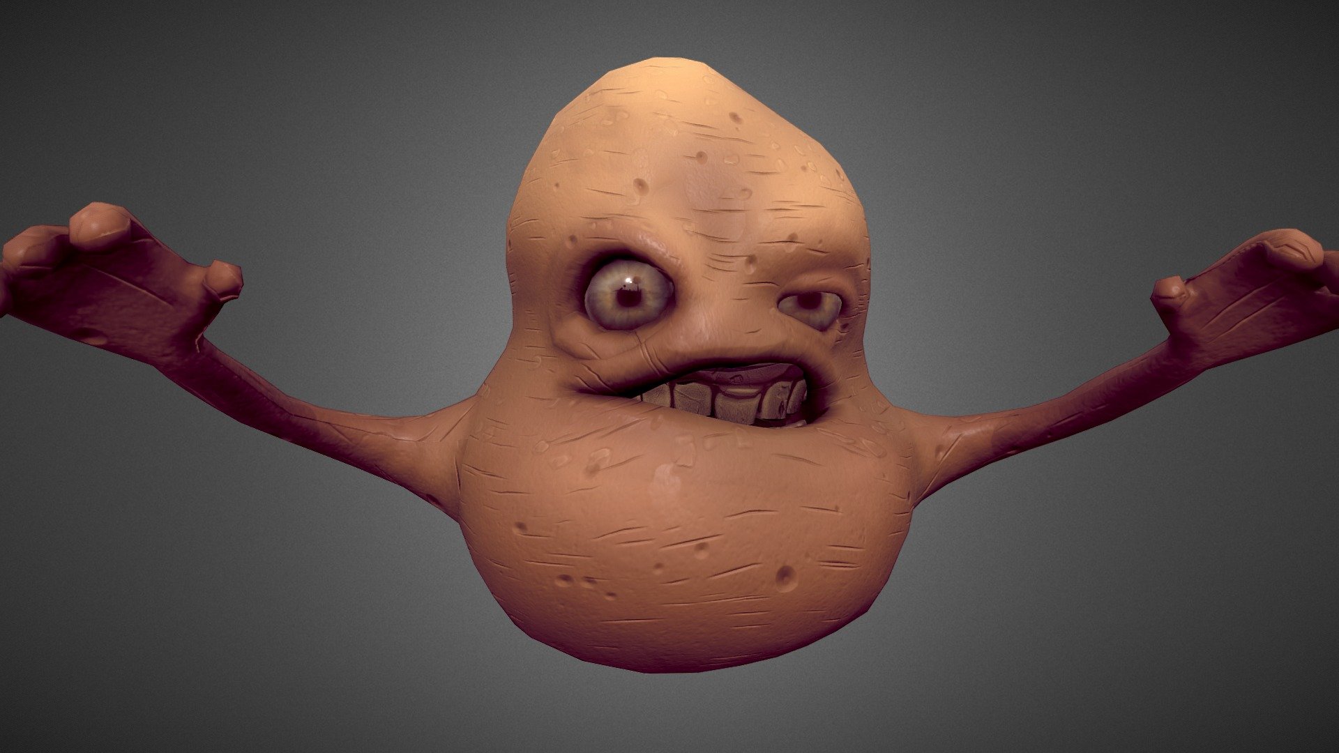 Zombiepotato - 3D model by sait.y [926debe] - Sketchfab