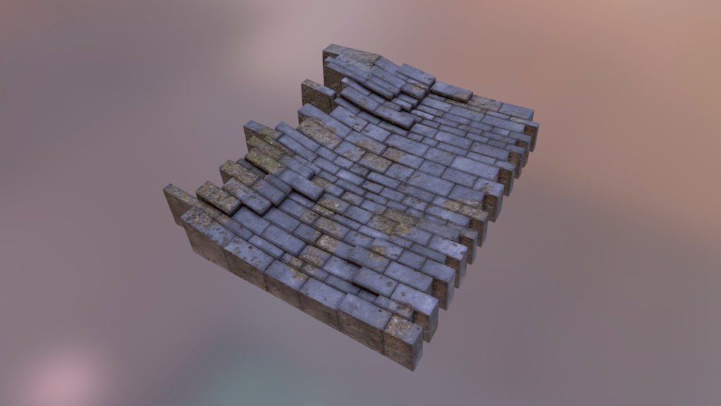 Brick Path Segment - Download Free 3D model by d880 (@distance880 ...