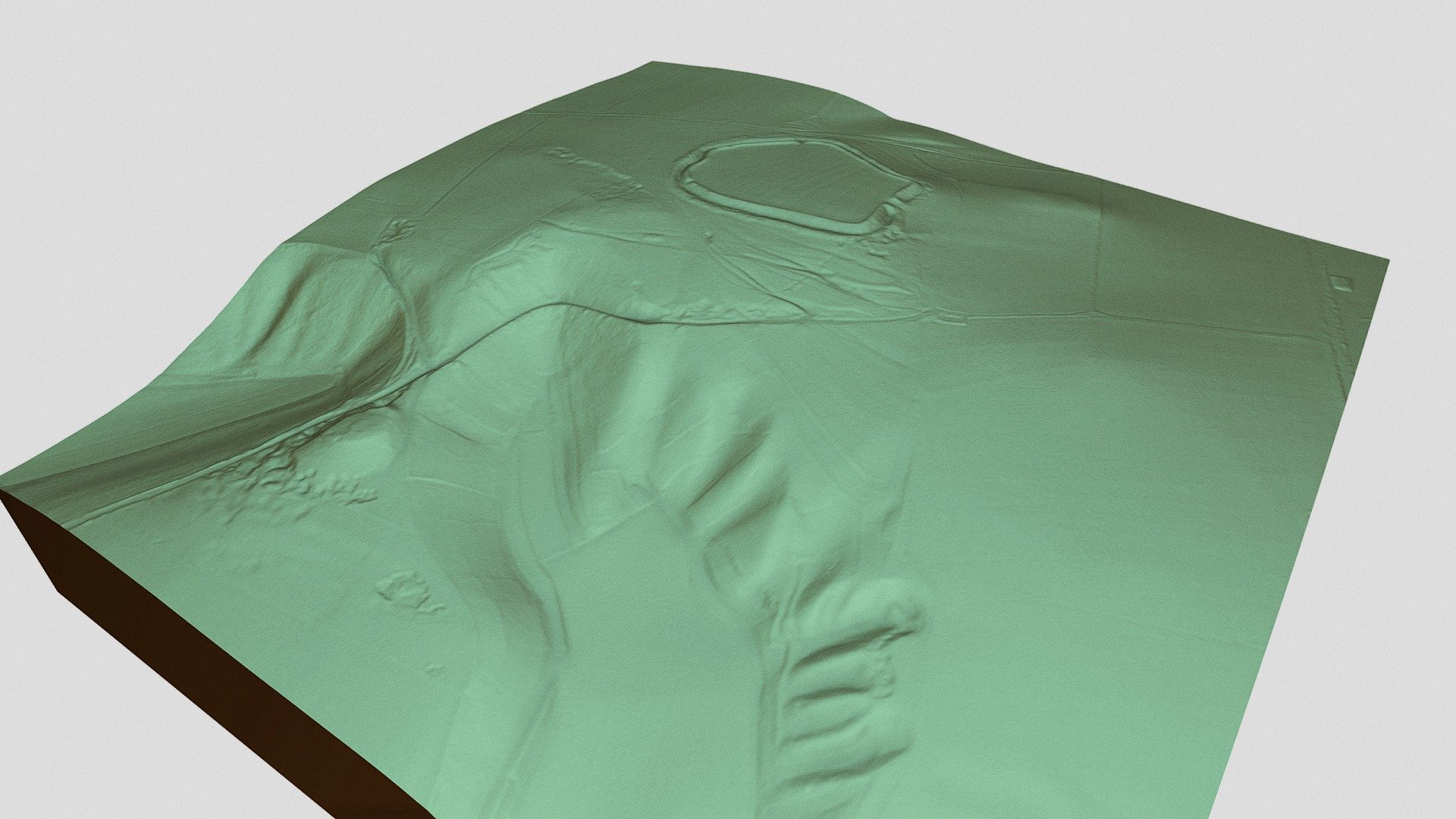 Uffington Castle Hillfort and White Horse Hill - Download Free 3D model by GeoLan 3D (@GeoLan3D ...