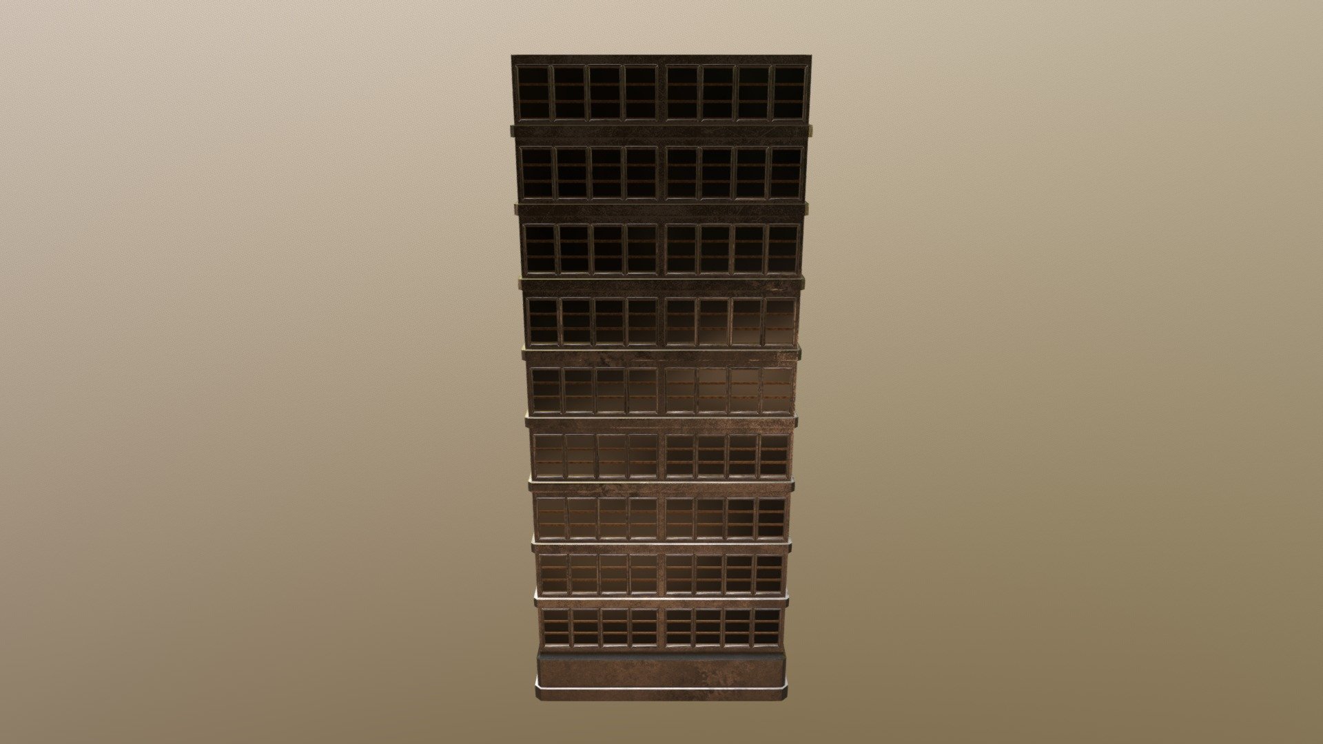 multi story building - 3D model by ButlerEvans [927074a] - Sketchfab