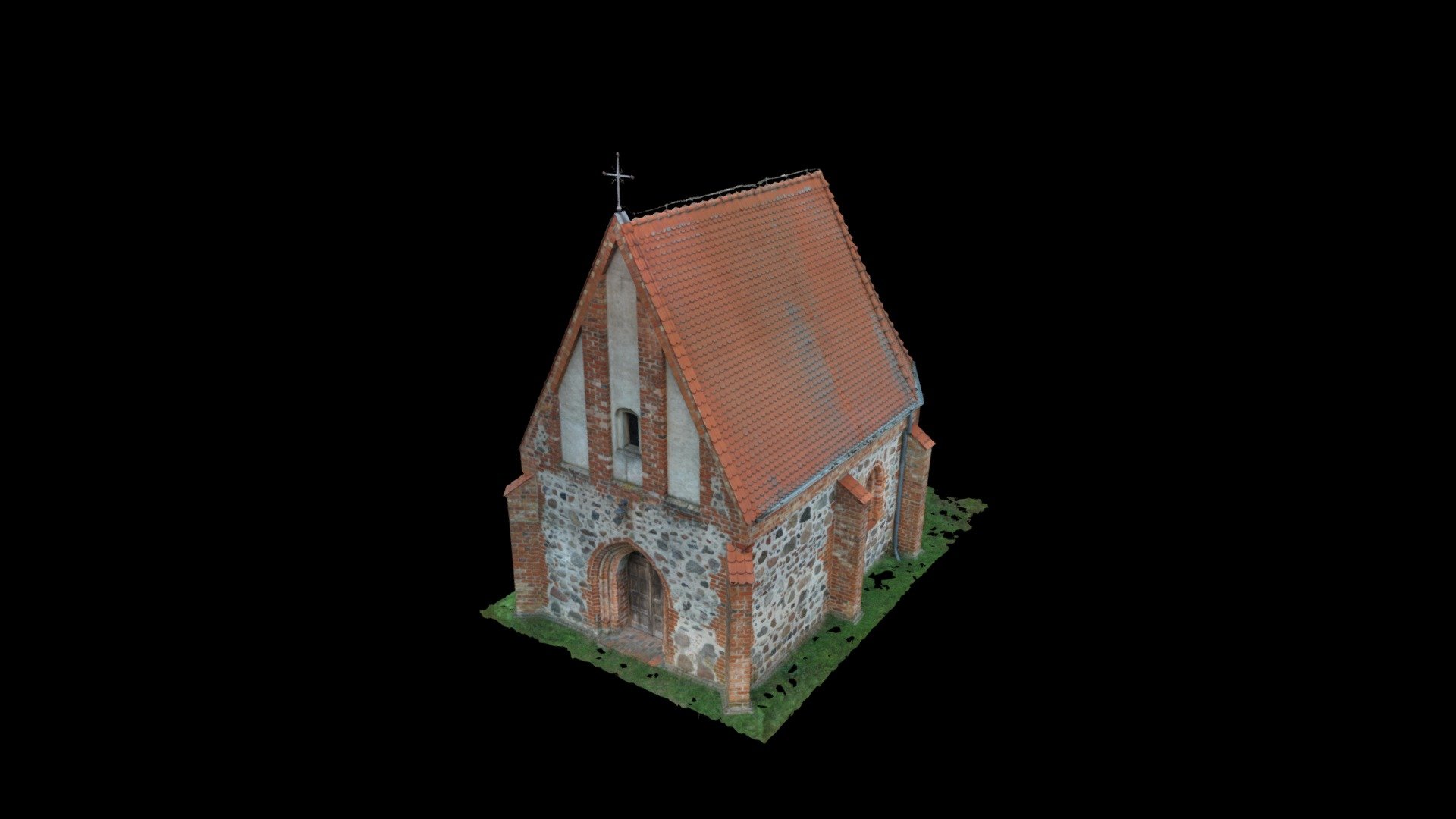 St George's Chapel, Banie (PL) - 3D model by ArchService [927213f ...