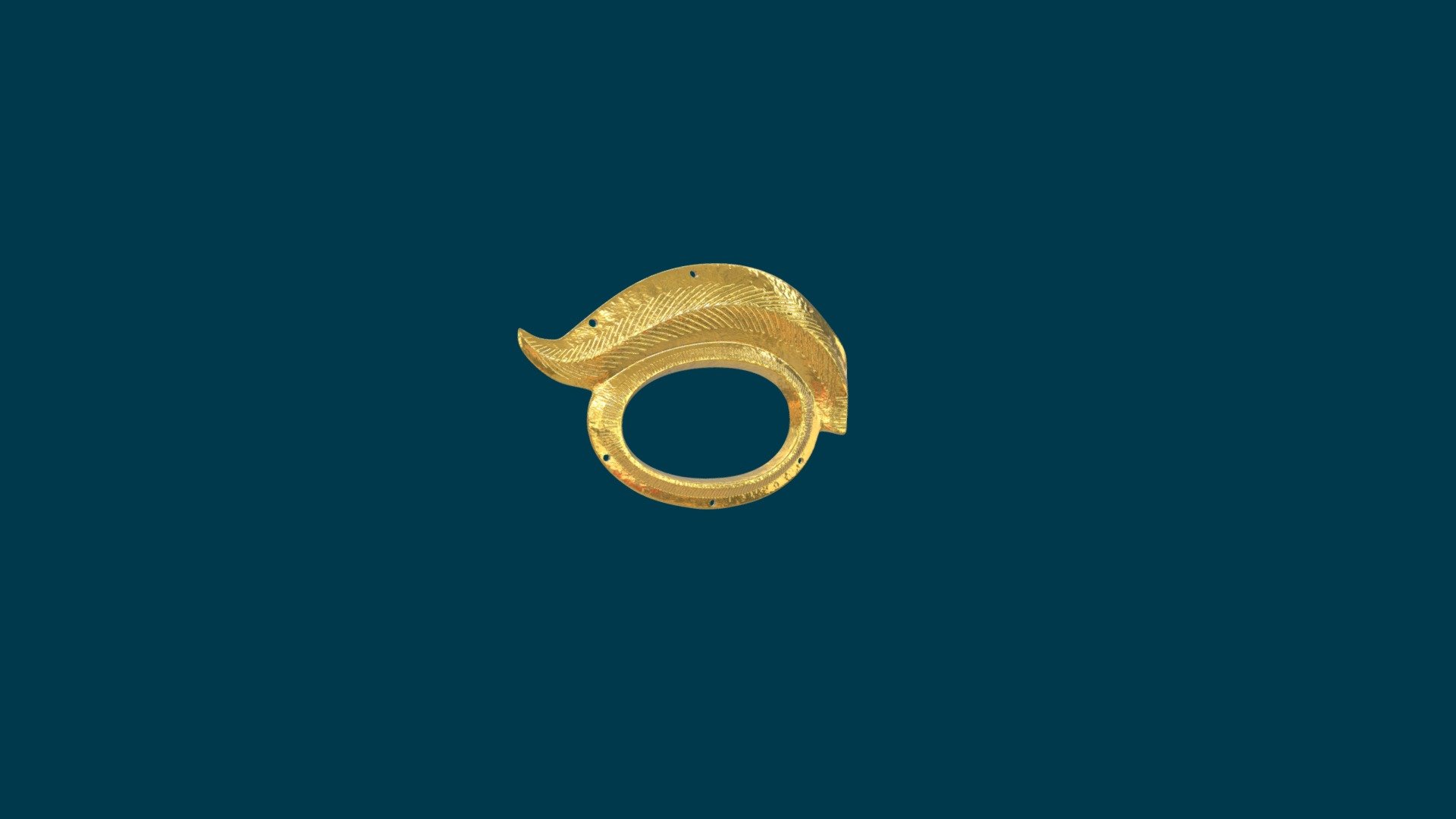Gevninge helmet fragment left eye - 3D model by Ravengaard Jewelry ...
