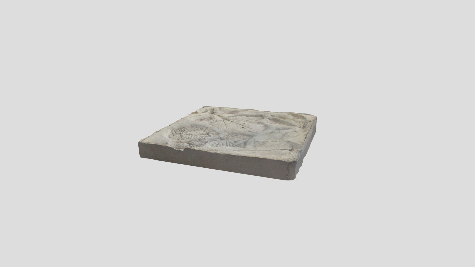 Ceramic stone floral impression tile - Download Free 3D model by ROGO ...