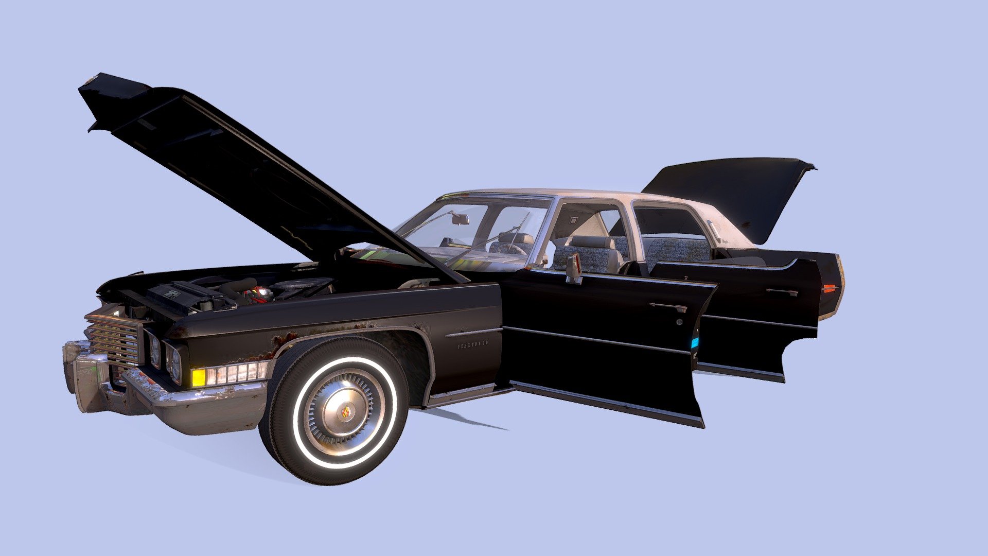 Cadillac Fleetwood 1972 - 3D model by vibo31d [9273720] - Sketchfab
