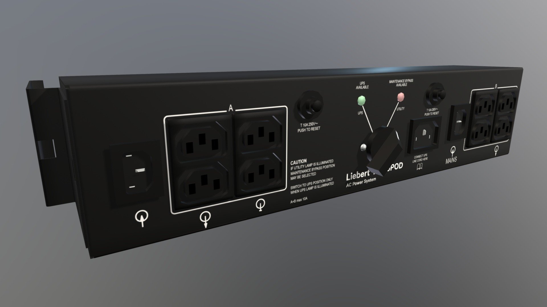 MP2-210K - 3D model by Vertiv [9273ec5] - Sketchfab