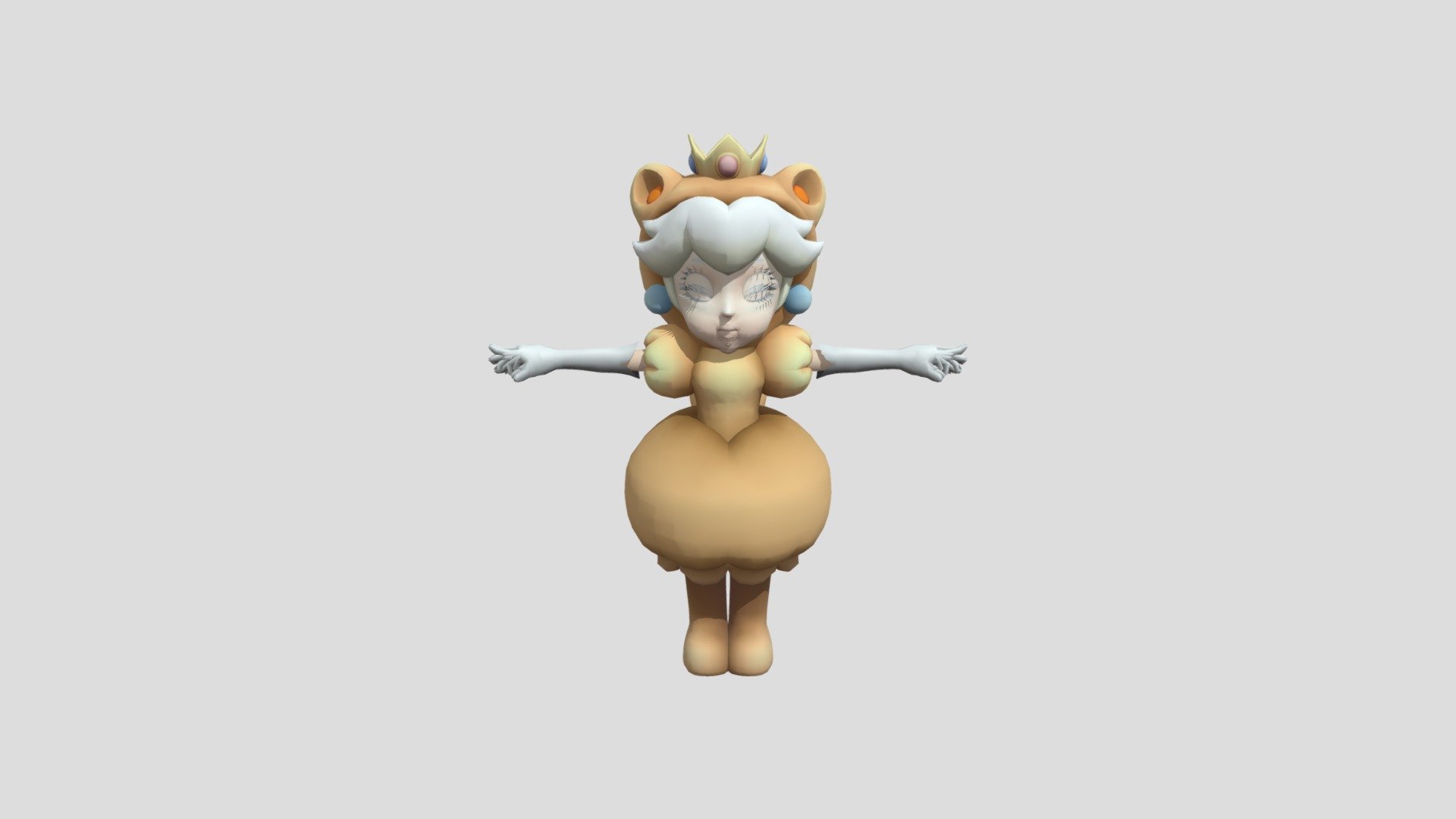 SM3DW Peach Tanooki Suit - Download Free 3D model by idk bro ...