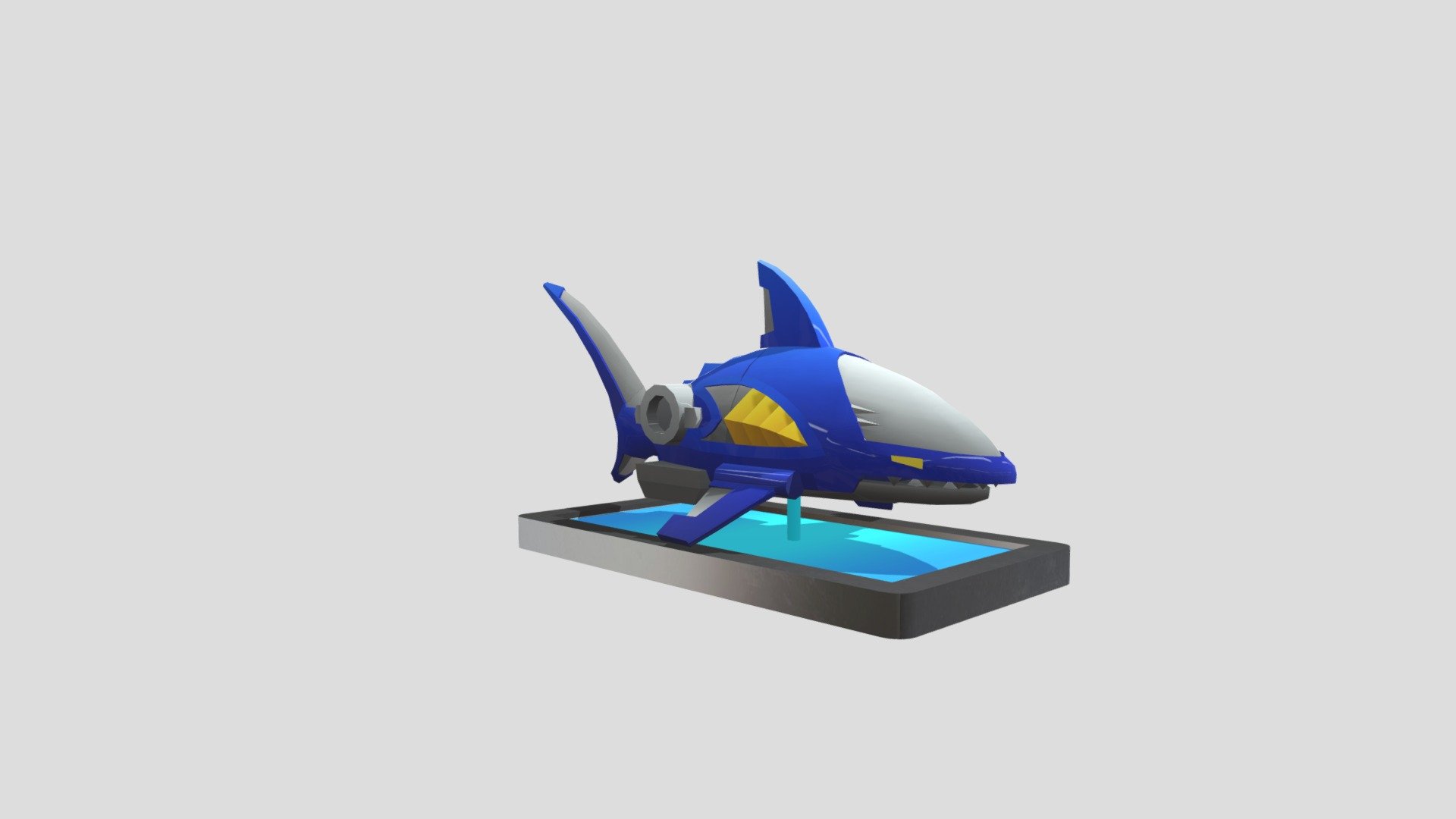 mecha shark - 3D model by alejogp7969 (@josevargas939827) [9274984] - Sketchfab