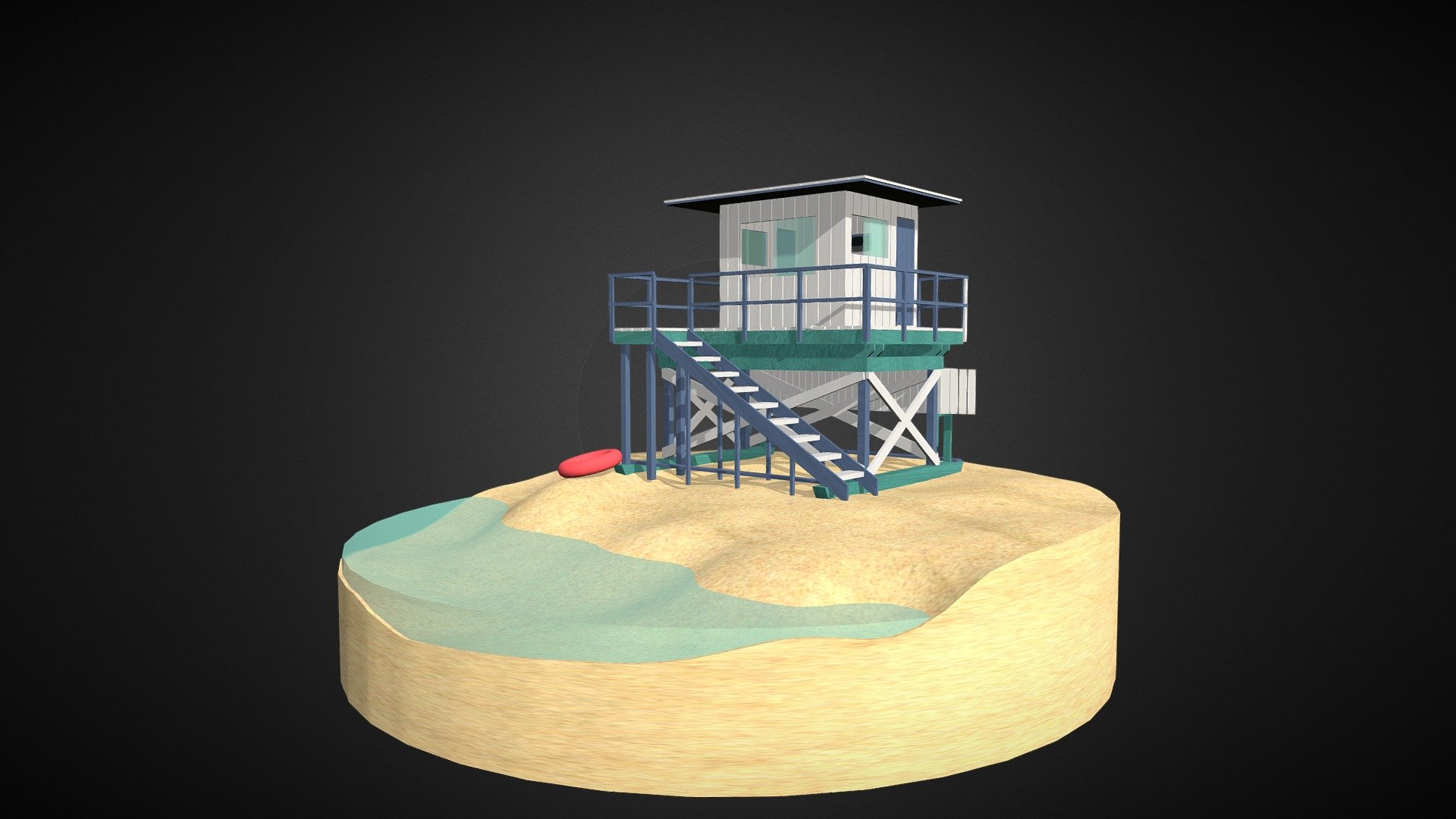 Lifeguard T - 3D model by sawet [9275fa8] - Sketchfab