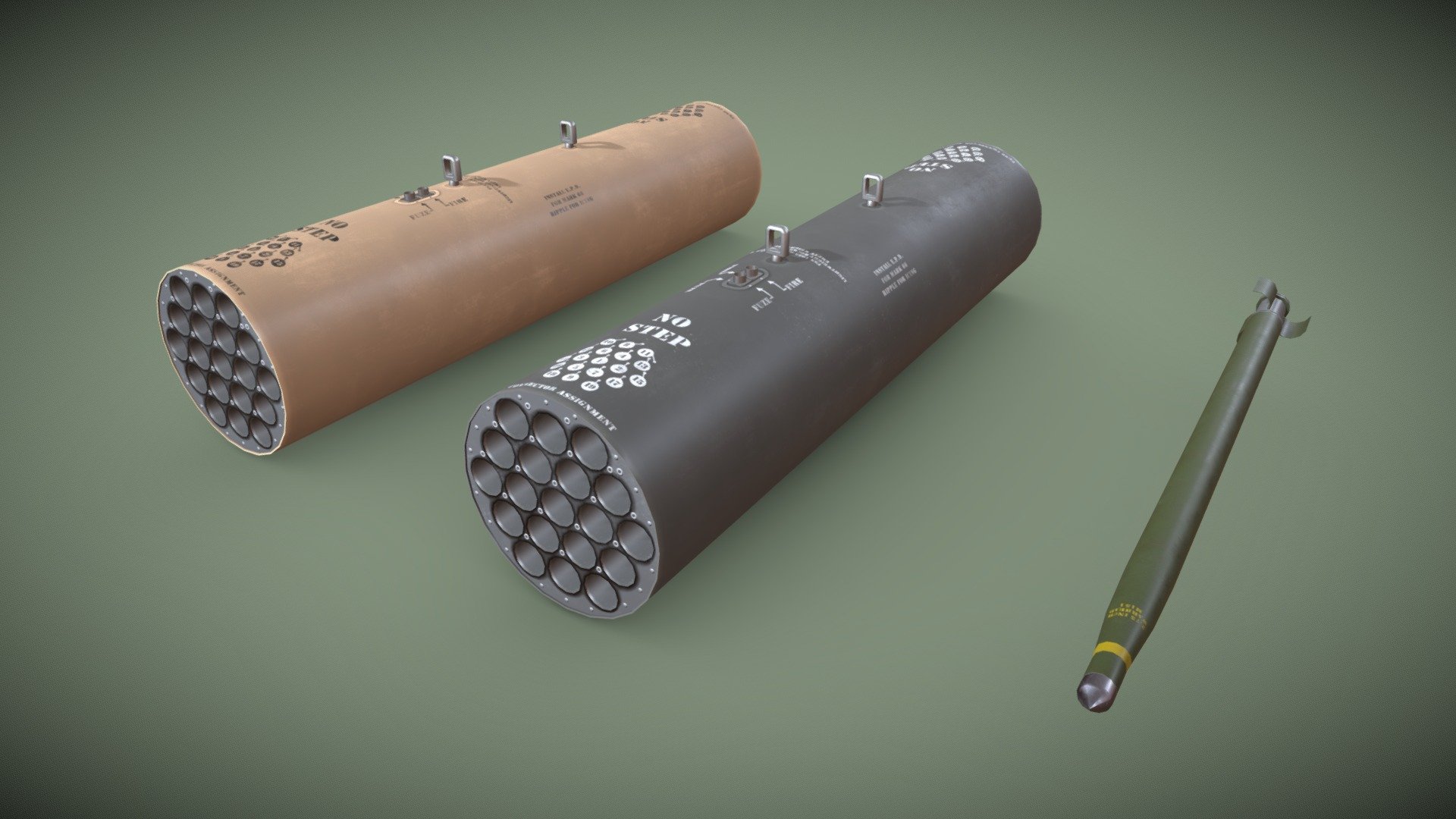 Missile Launcher M-261 - Buy Royalty Free 3D model by pukamakara ...