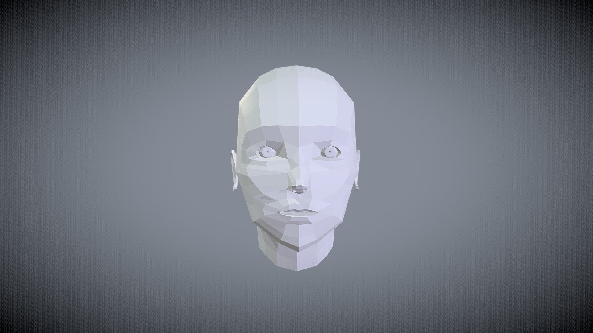 LowPoly Head - 3D model by Aquarell (@AnastasiaV) [92767cb] - Sketchfab