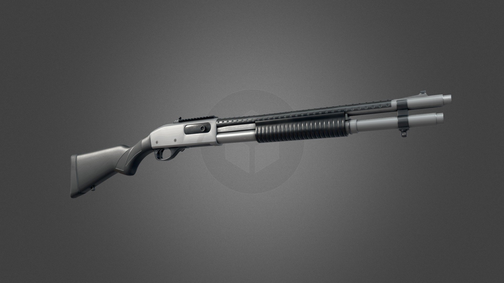 M870 Light Grey - 3D model by Alexio31 [92775c0] - Sketchfab