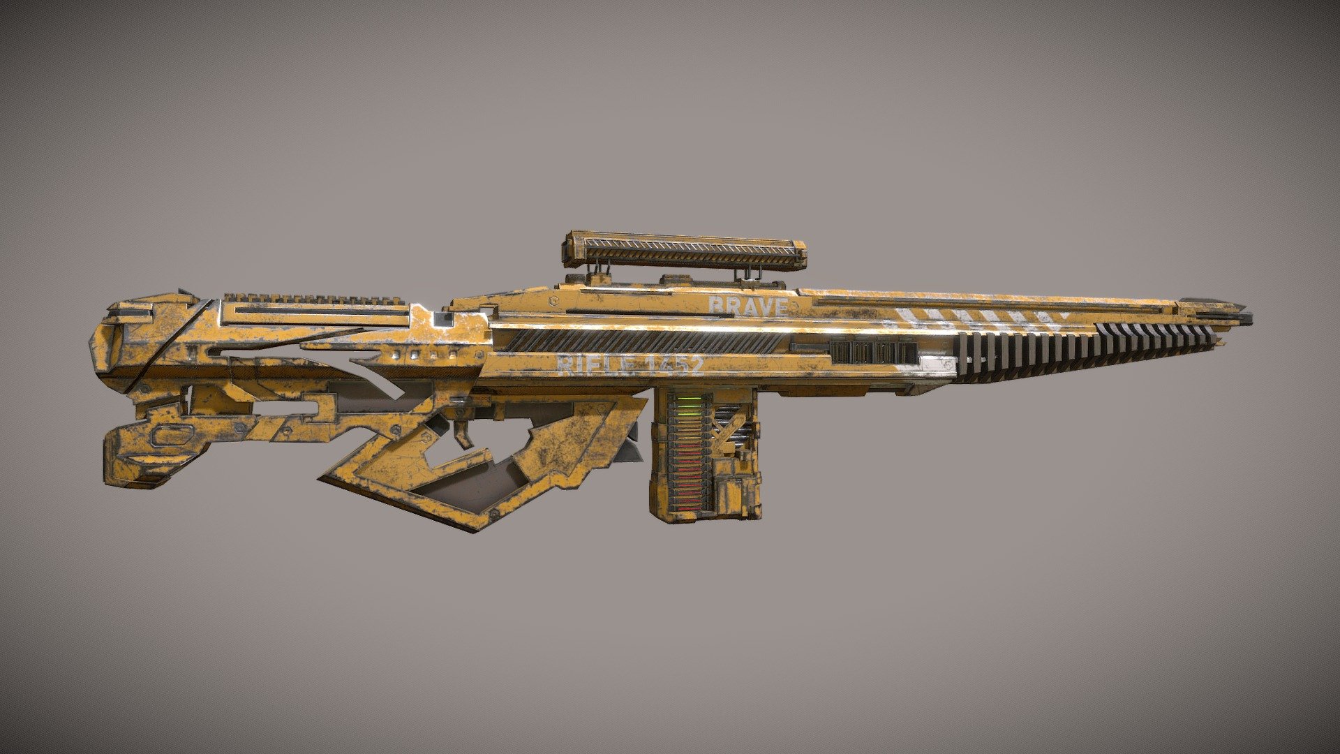 Brave - Rifle 1452 - 3D model by Pronodes [92784ef] - Sketchfab