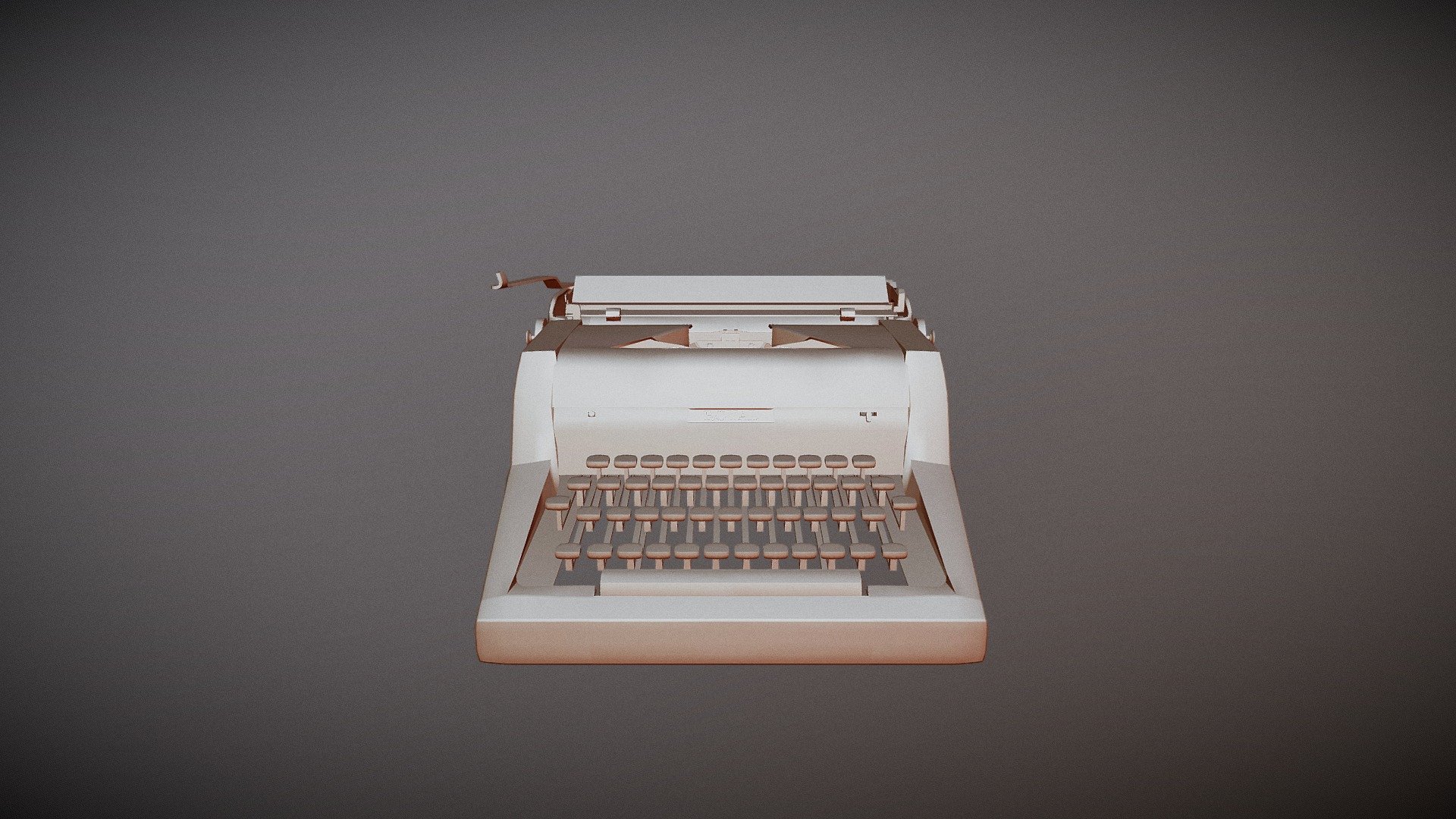 Typewriter - 3D model by Lee Hay (@LeeHay) [9278d44] - Sketchfab