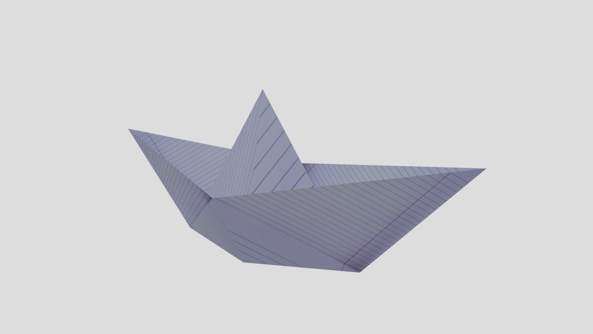Paper Boat - Download Free 3D model by fuglee [927906c] - Sketchfab