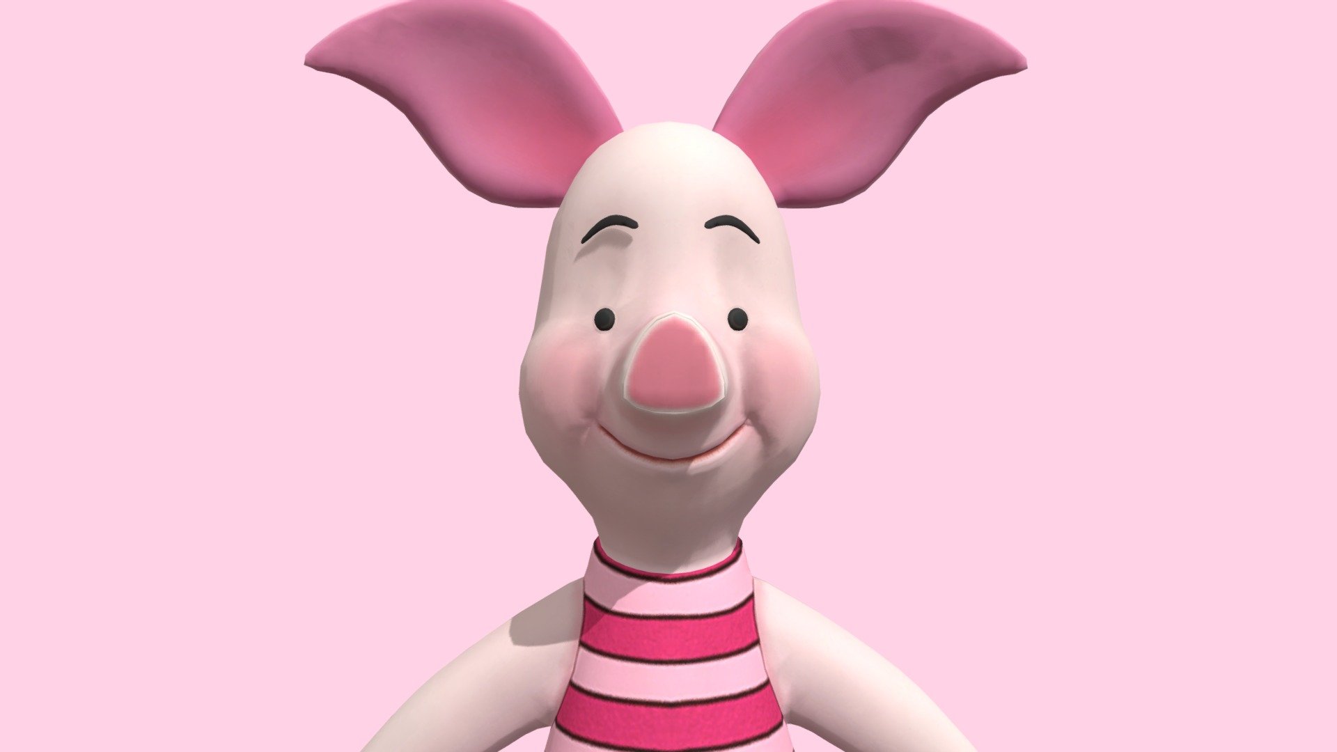 Piglet - Download Free 3D model by 𝕋𝕙𝕖 𝔼𝕧𝕖𝕟𝕚𝕟𝕘 𝕊𝕥𝕒𝕣 (@dokidisneydangan ...