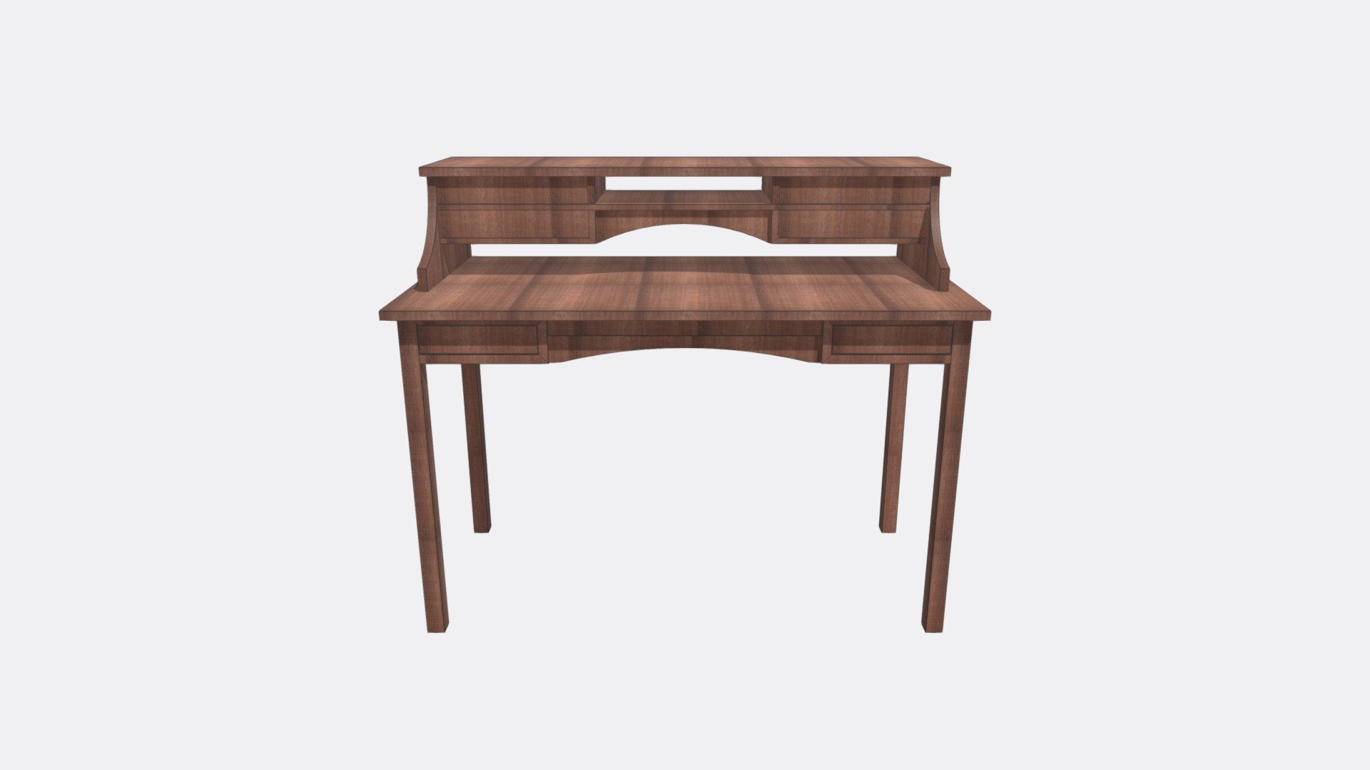 Writing Desk - 3D model by Redridge Company (@redridge) [927d576 ...