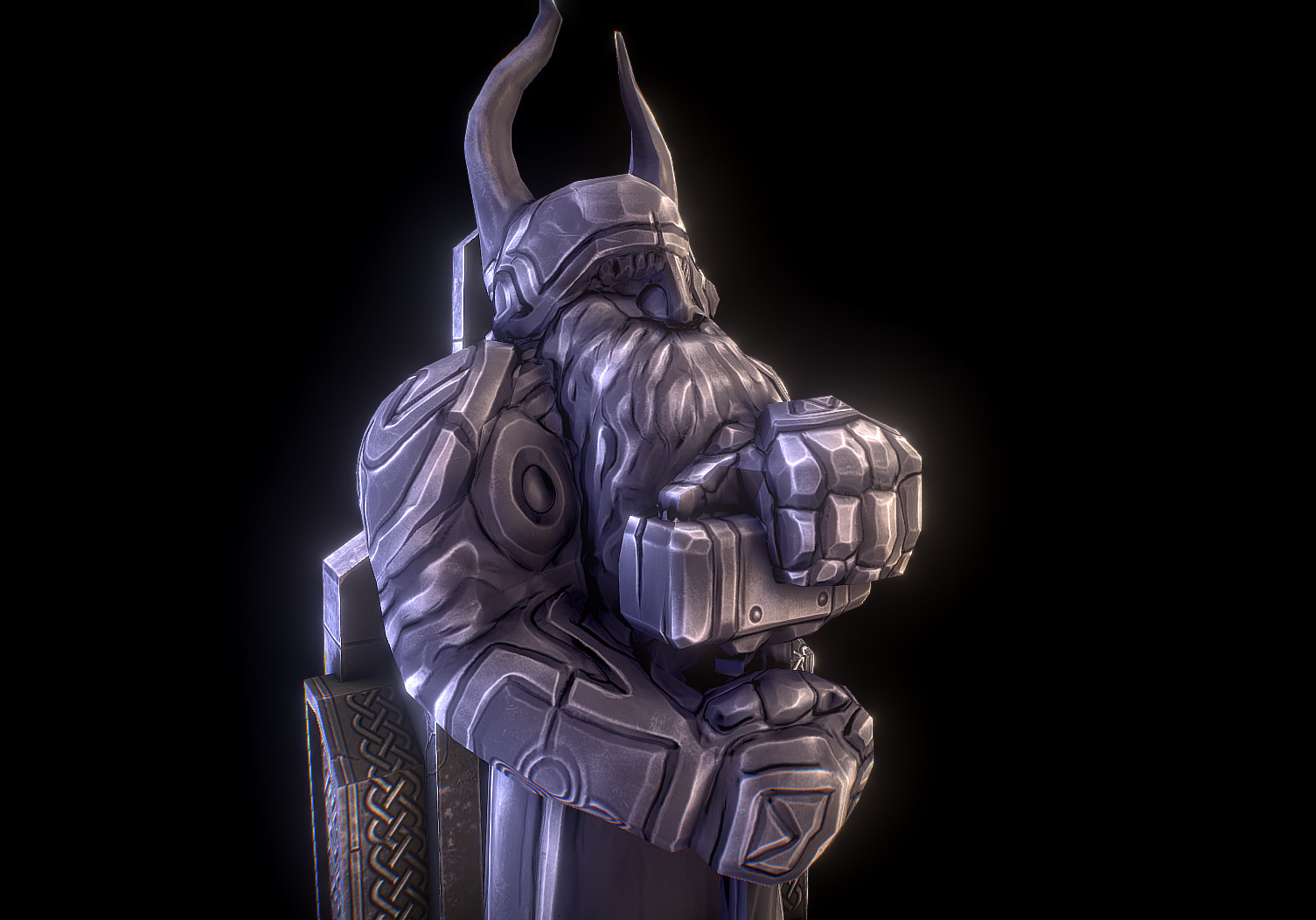 Dwarf Statue - 3D model by pointcache (@broadleaf) [927e21f] - Sketchfab