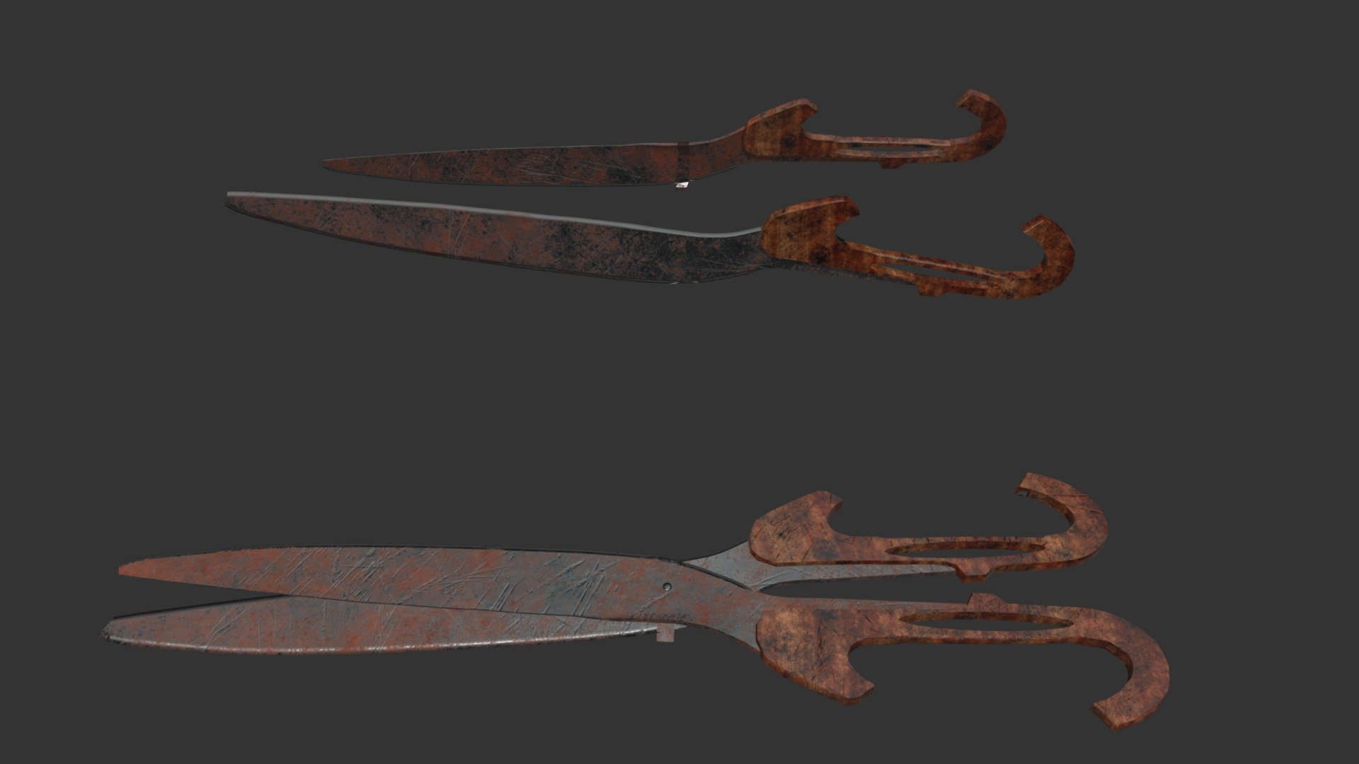 scissor blades - 3D model by tackettn1 [927edba] - Sketchfab