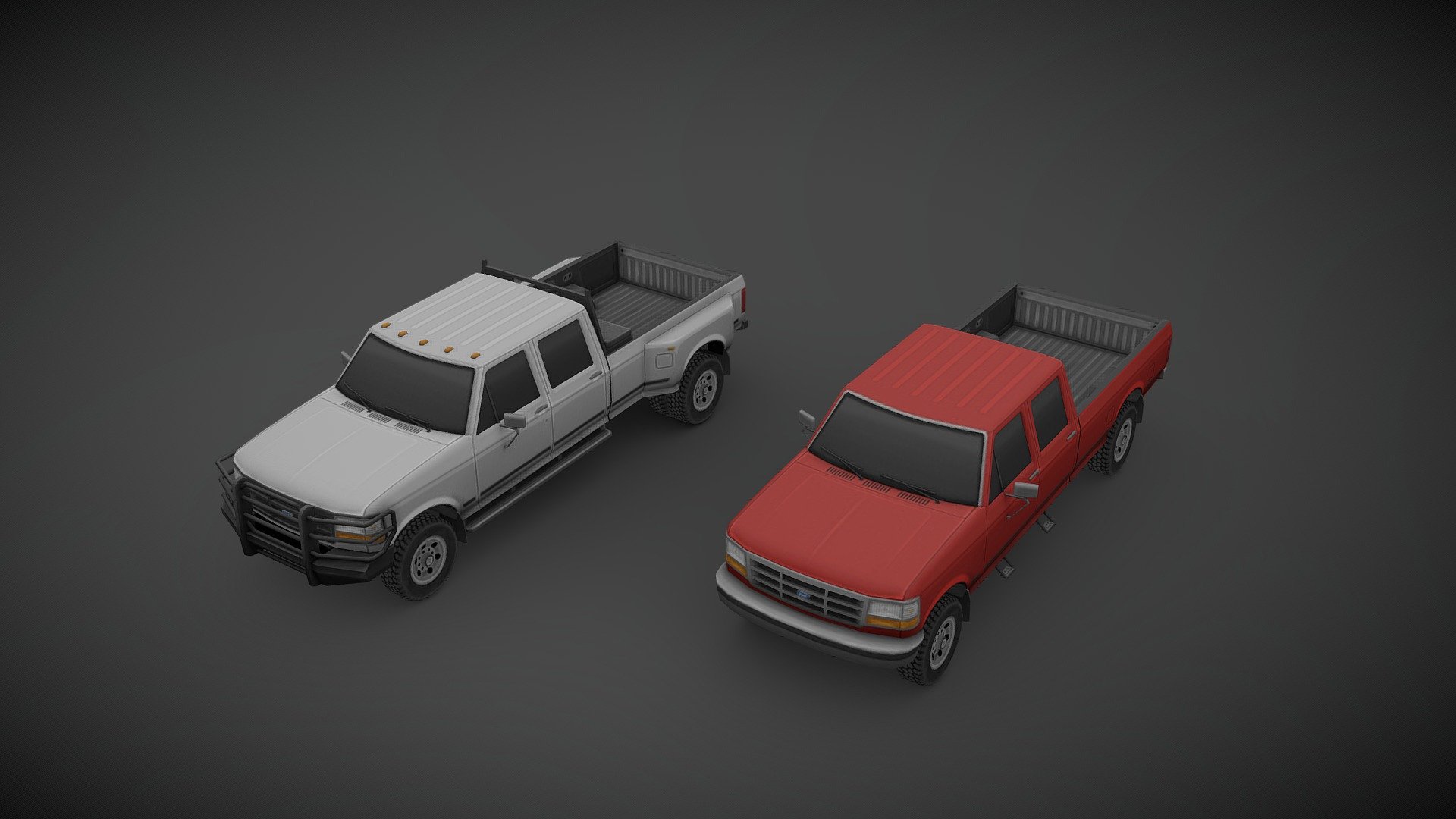 '93 Ford F-350 - 3D model by KI5 (@KI5mods) [9281606] - Sketchfab