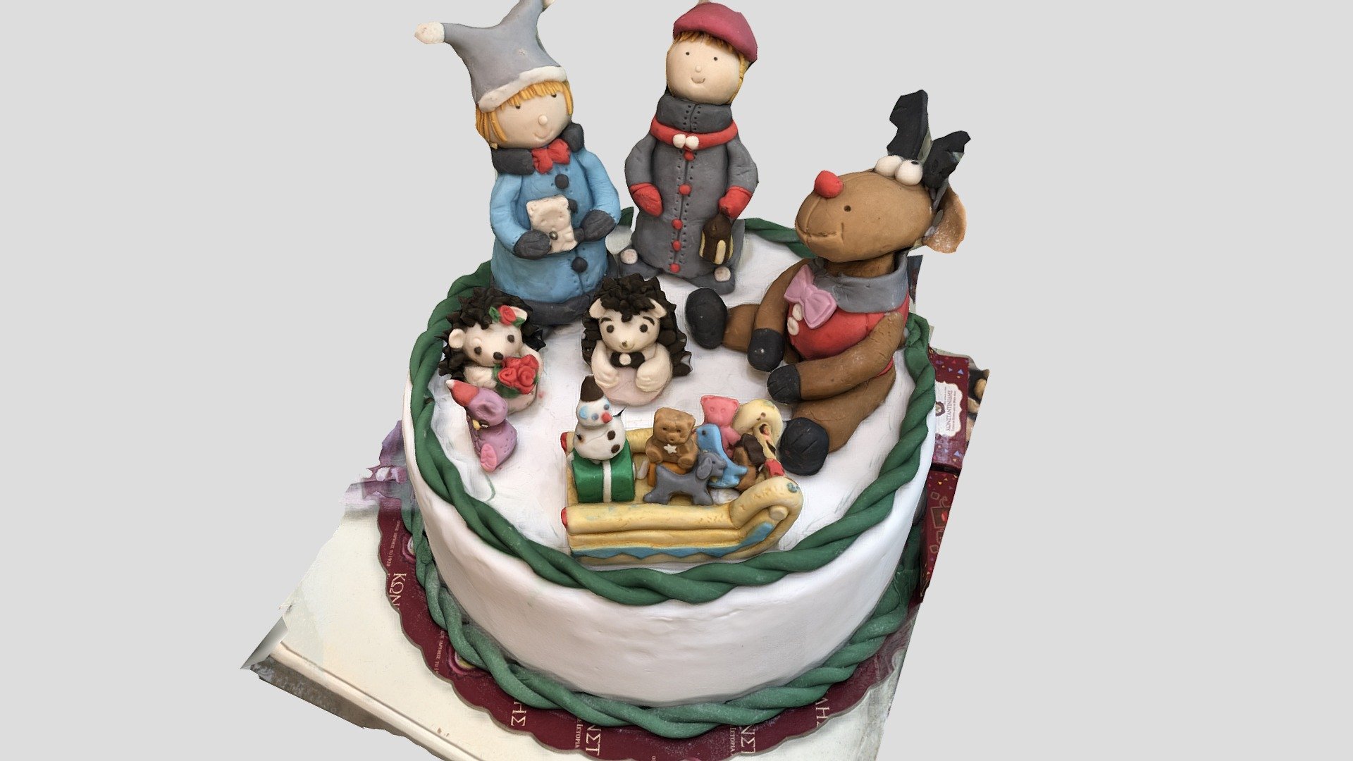 Marzipan Holiday Cake - Download Free 3D model by Austin Beaulier ...