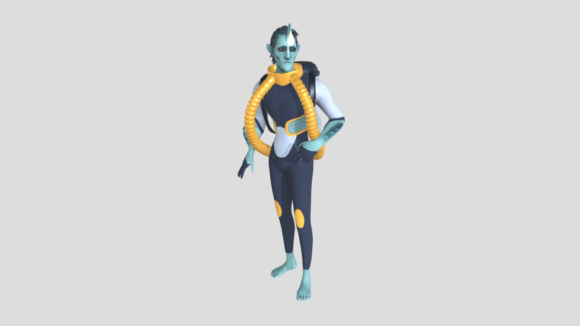 Aphros - Character Model - 3D model by amber (@ambergroy) [928352f ...
