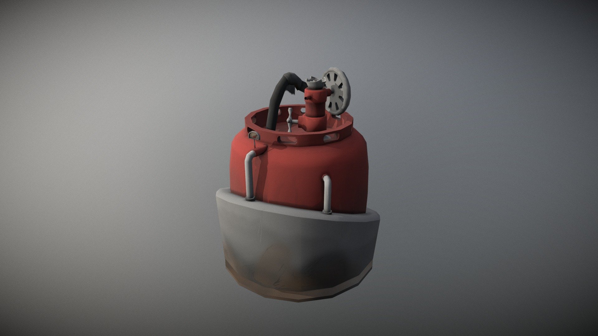 [old] gas tank - 3D model by learno [9286339] - Sketchfab
