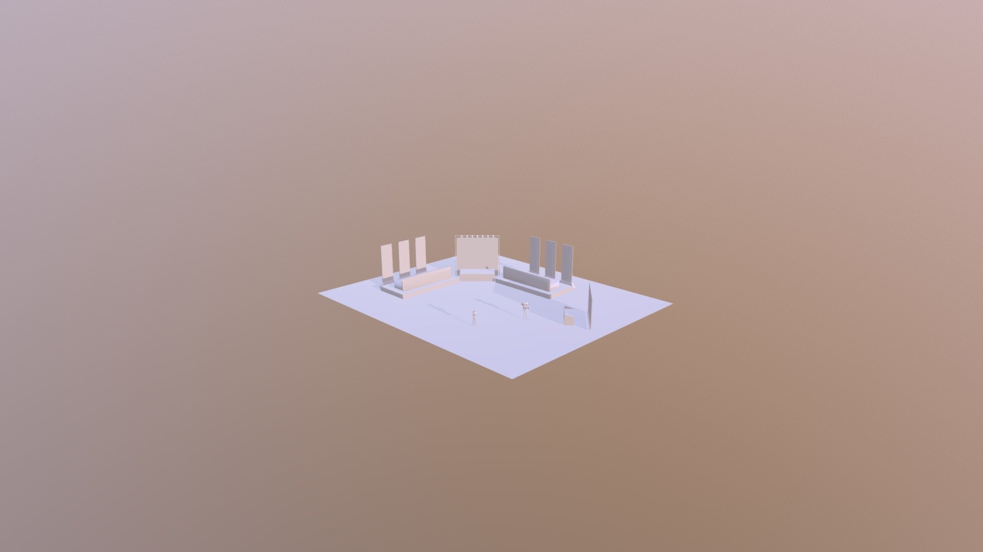 PAX Stage Setup - Concept - 3D model by Massimo Carcaterra (@MassAIT ...