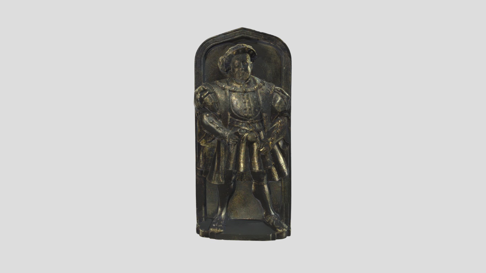 Henry VIII resin plaque - 3D model by Aberdeen City Libraries ...
