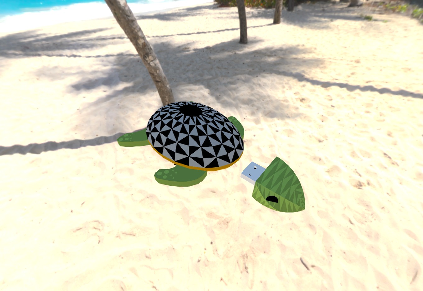 Turtle-usb - 3D model by EK Wingate (@wprodigy) [9289cc7] - Sketchfab