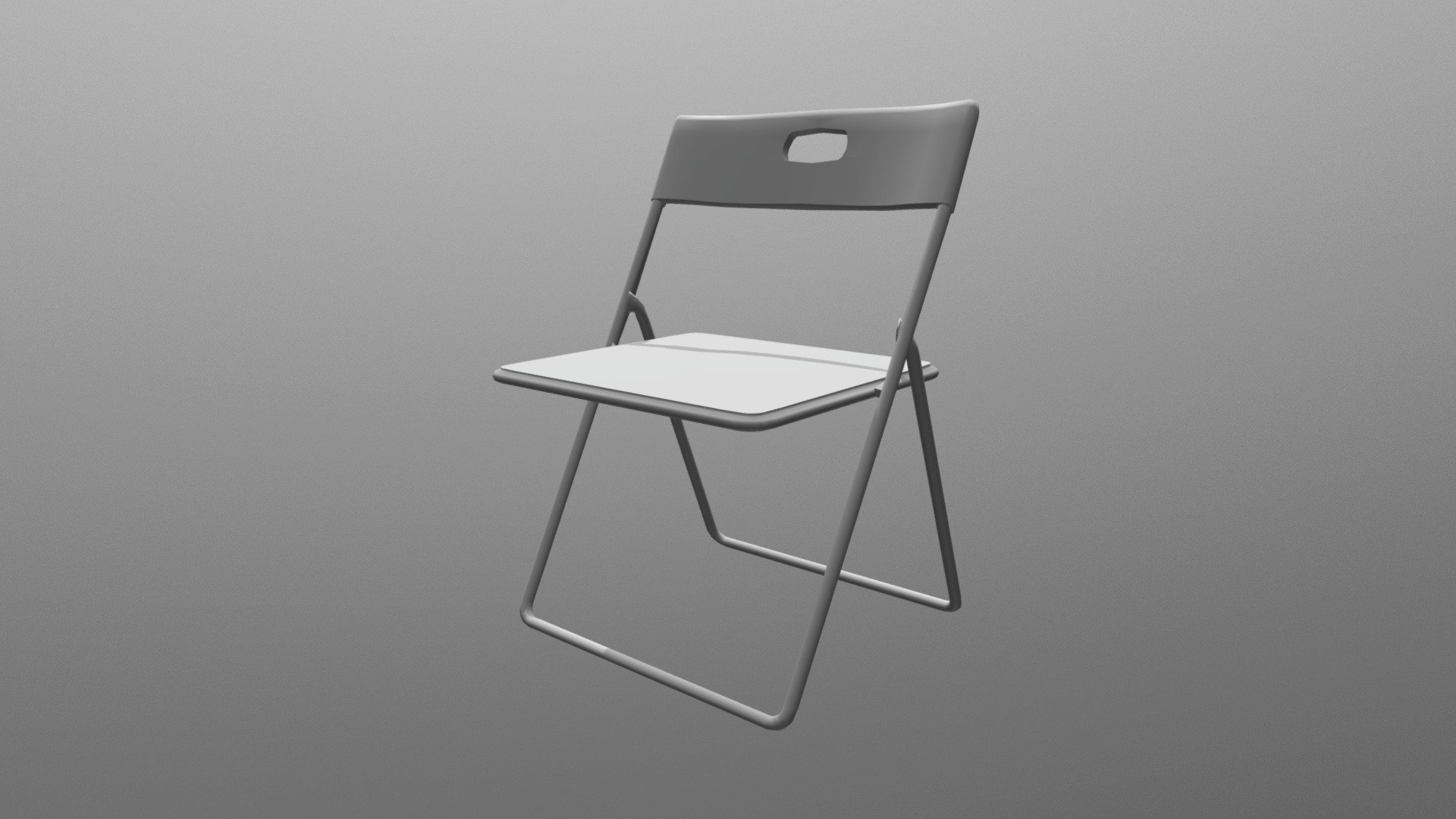 Stoel Geel - 3D model by Michiel (@40fy) [928a35e] - Sketchfab
