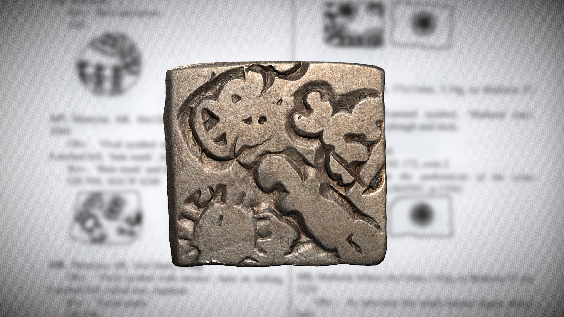 Mauryan Period Purana, Silver Coin - Download Free 3D model by Frank ...